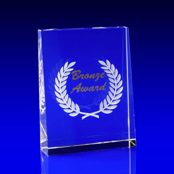 3D Engraved Glass Awards | Glass Block Engraving | Laser Crystal