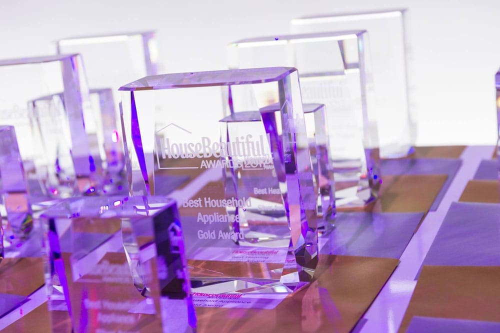 Industry Event Awards for House Beautiful Magazine | Laser Crystal