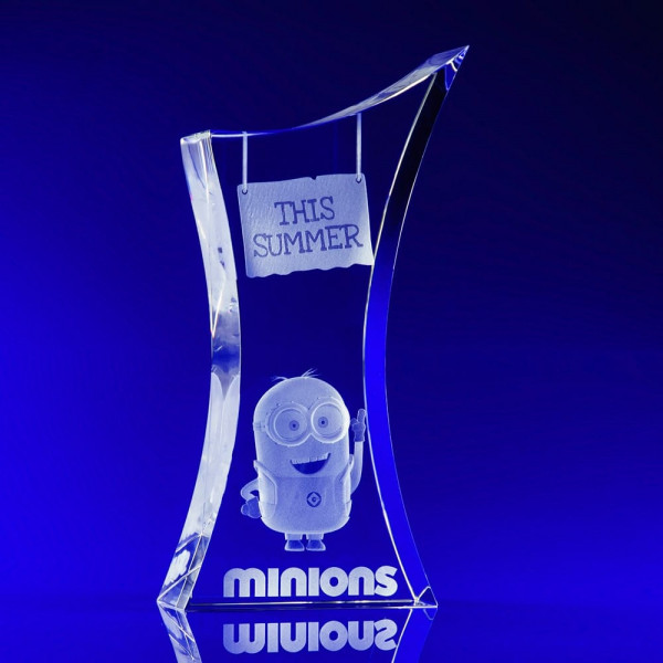 Trophy Crystal Paperweights | 3D Engraved Paperweights | Laser Crystal